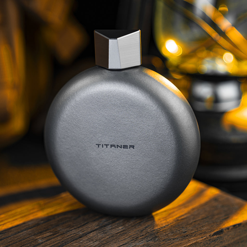 Portable Titanium Hip Flask Bottle – Titaner