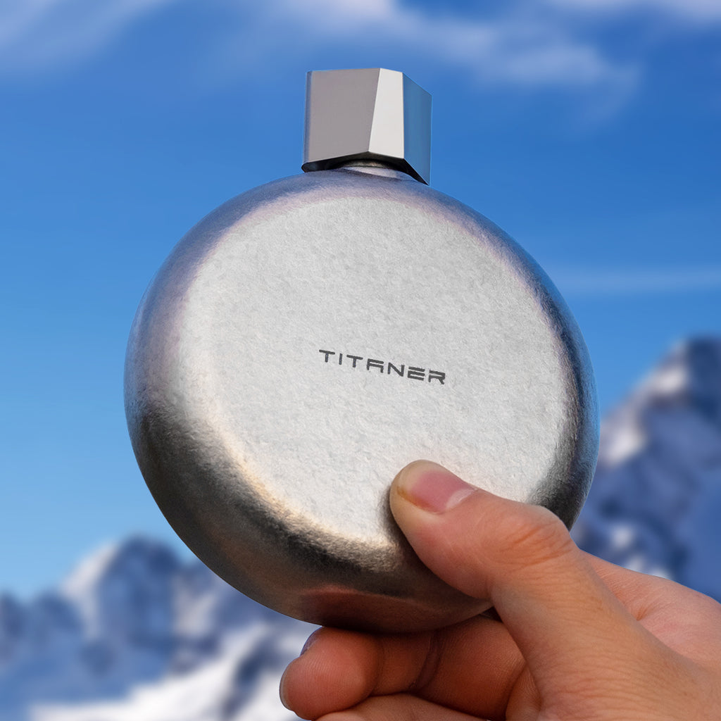 Portable Titanium Hip Flask Bottle – Titaner