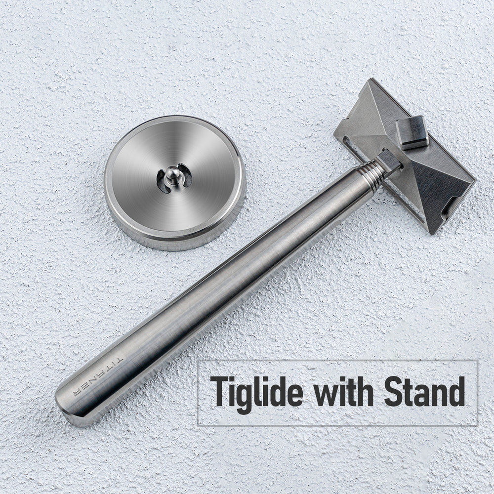 TiGlide: Titanium Single Edge Razor – Titaner