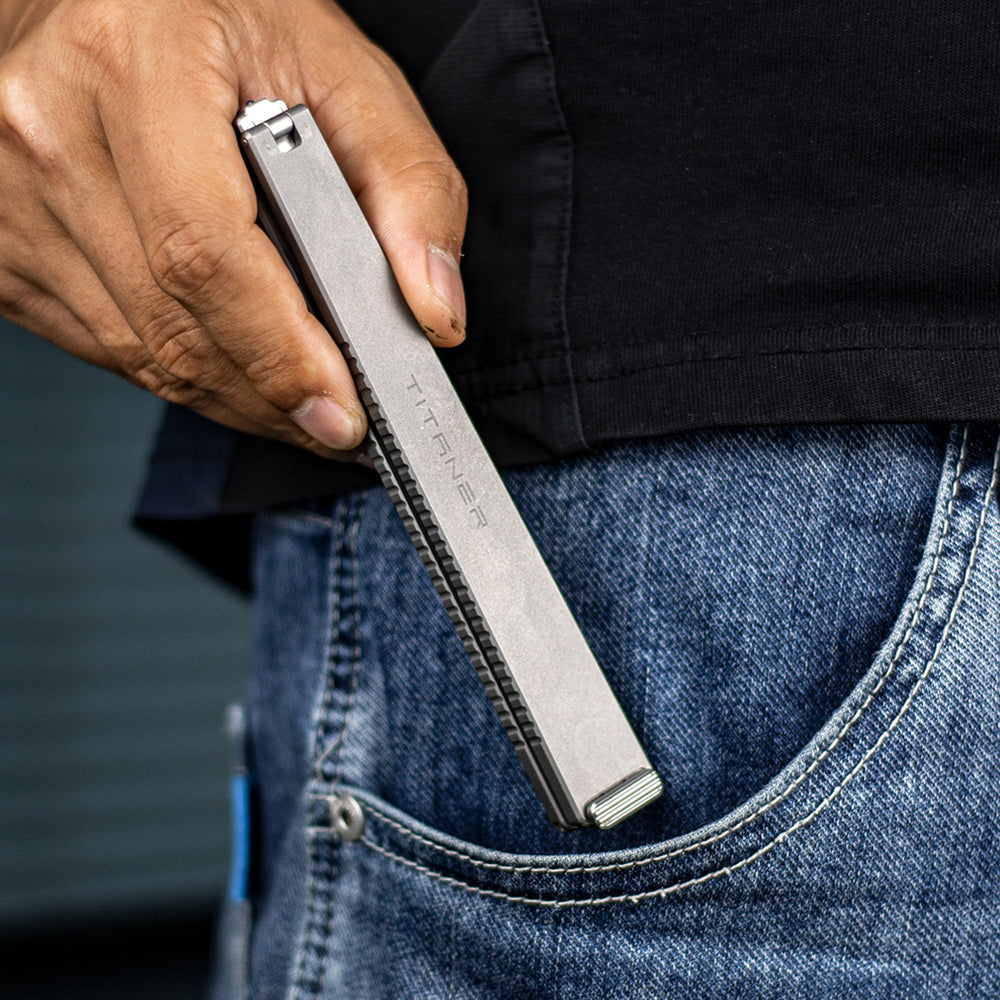 Titanium Folding Saw with Ergonomic Handle | Compact Outdoor EDC Tool ...