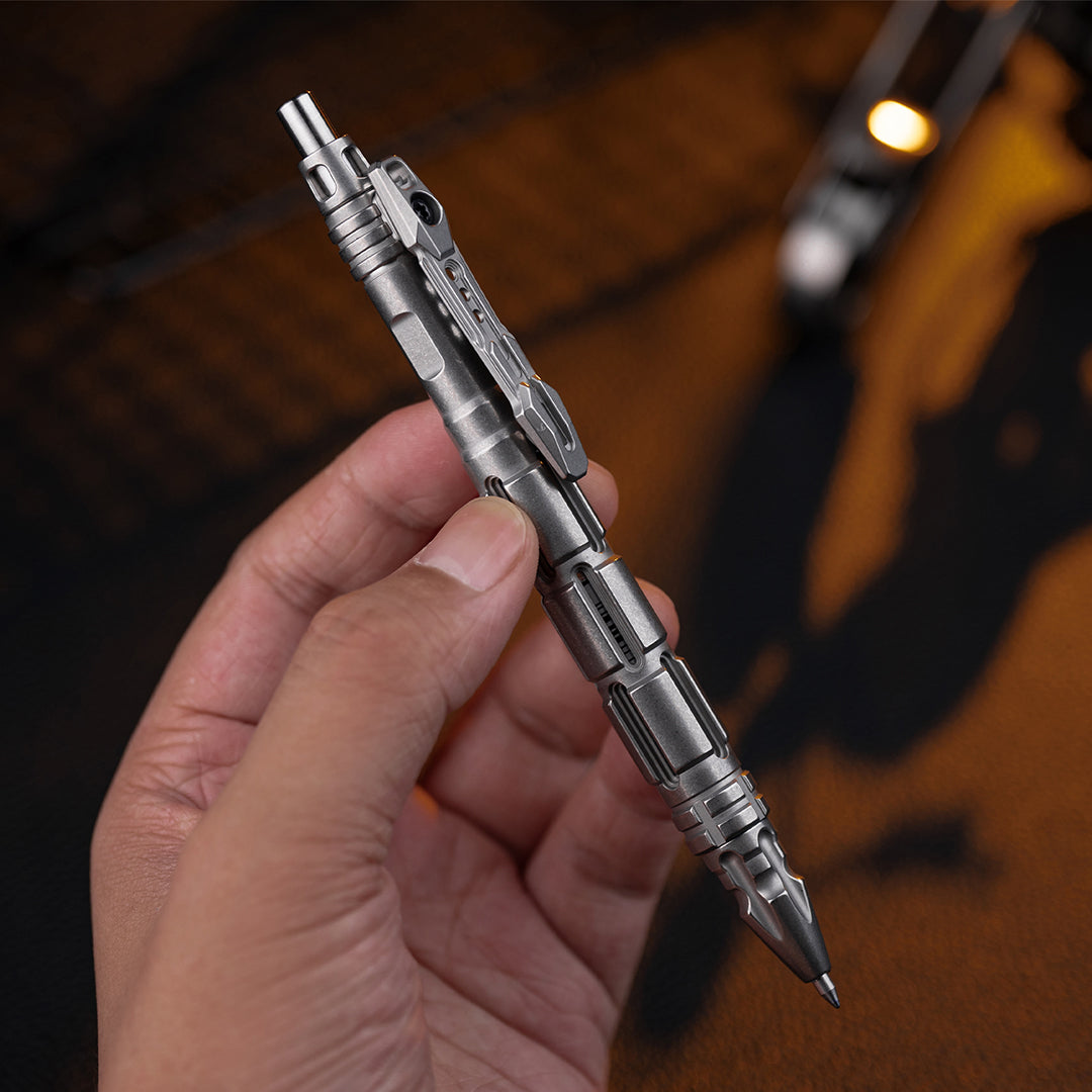 TiMecha: Titanium Defence EDC Tactical Pen – Titaner
